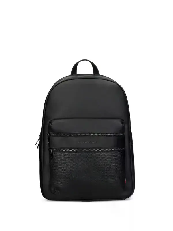 Tommy Hilfiger Zip-pocket Backpack - Black
