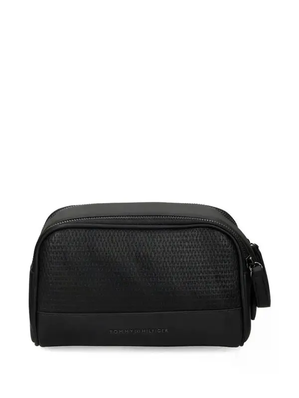 Tommy Hilfiger Zip Wash Bag - Black