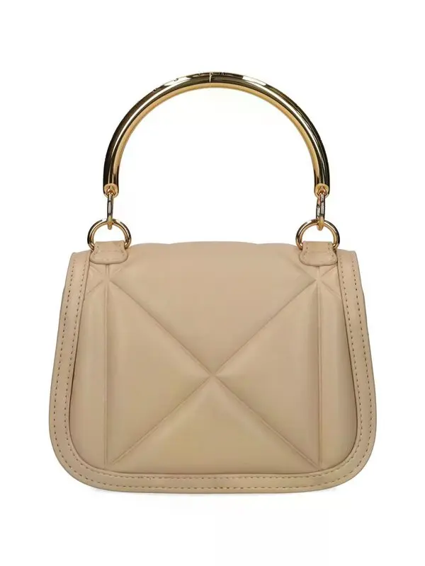 Moschino Quilted Logo Tote - Neutrals