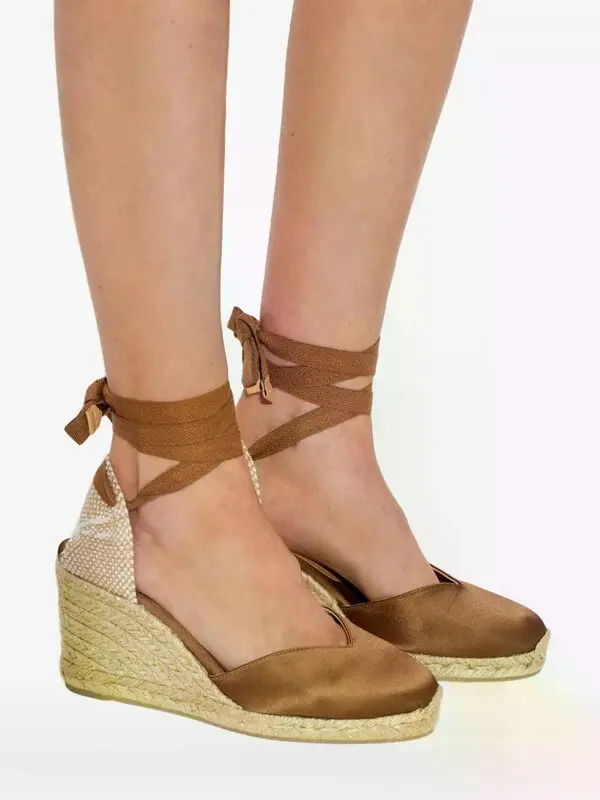 CastaÑer Chiara Ankle-tie Espadrilles - Brown
