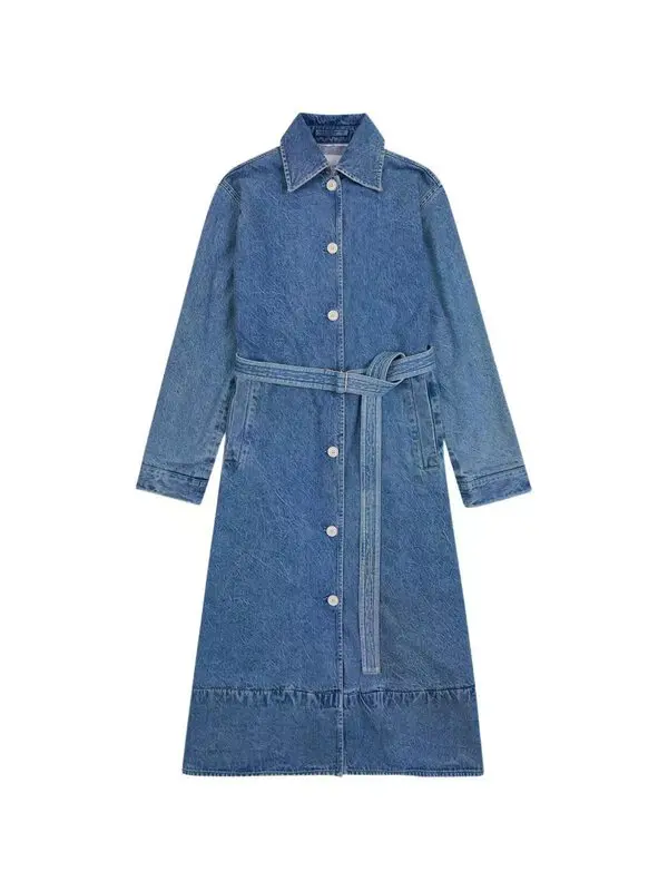 AGOLDE A-line Coat - Blue