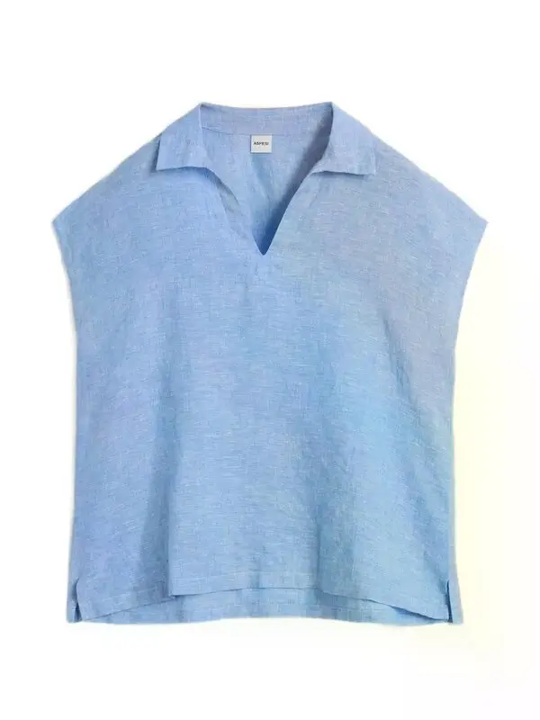 Aspesi V-neck Top - Blue