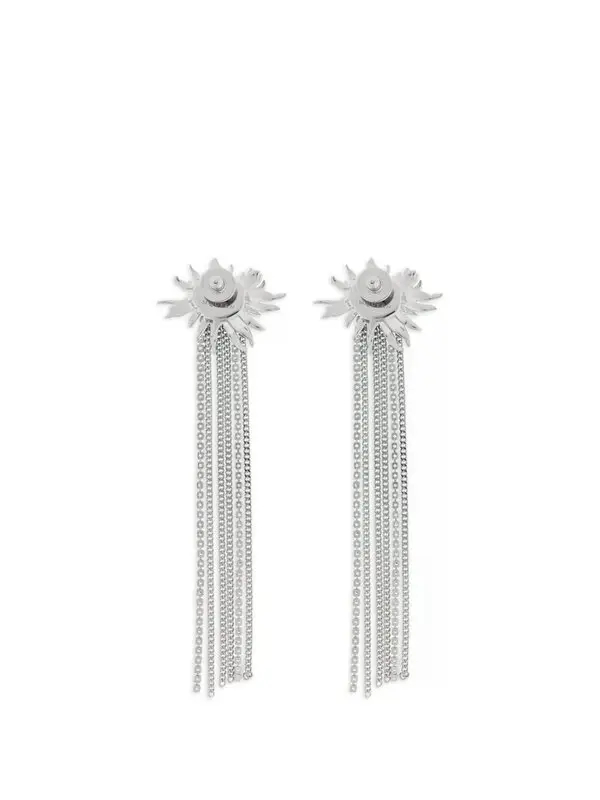 Alexander McQueen Flower-motif Drop Earrings
