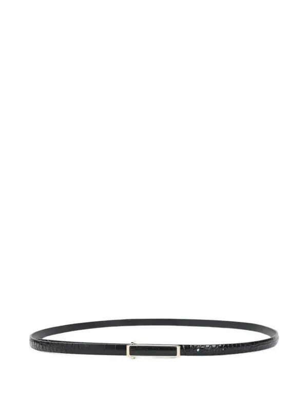 TOM FORD Leather Buckle Belt - Black