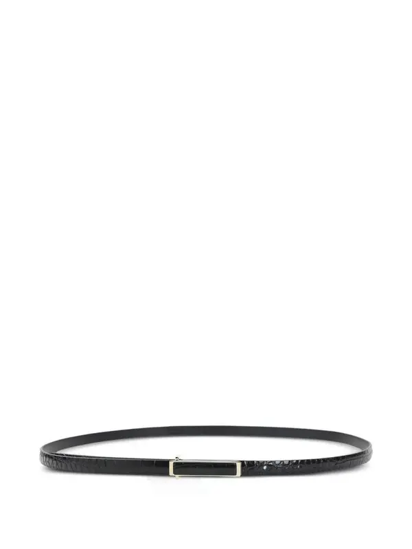 TOM FORD Leather Buckle Belt - Black