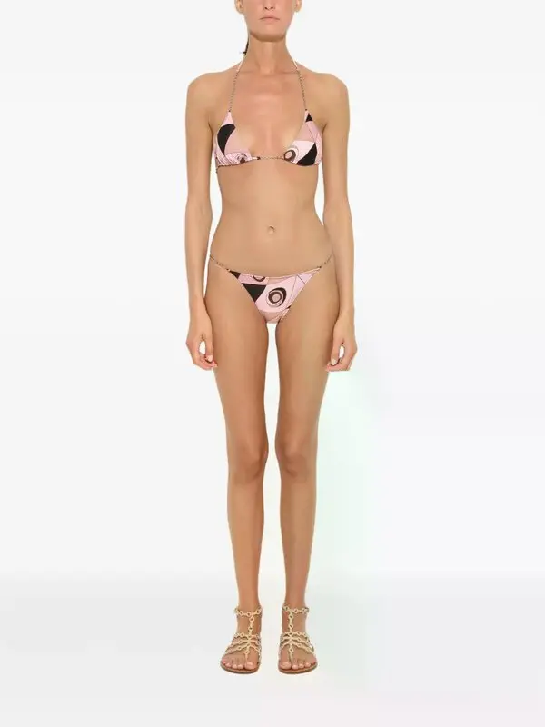 Emilio Pucci Occhi Print Bikini Bottom - Pink