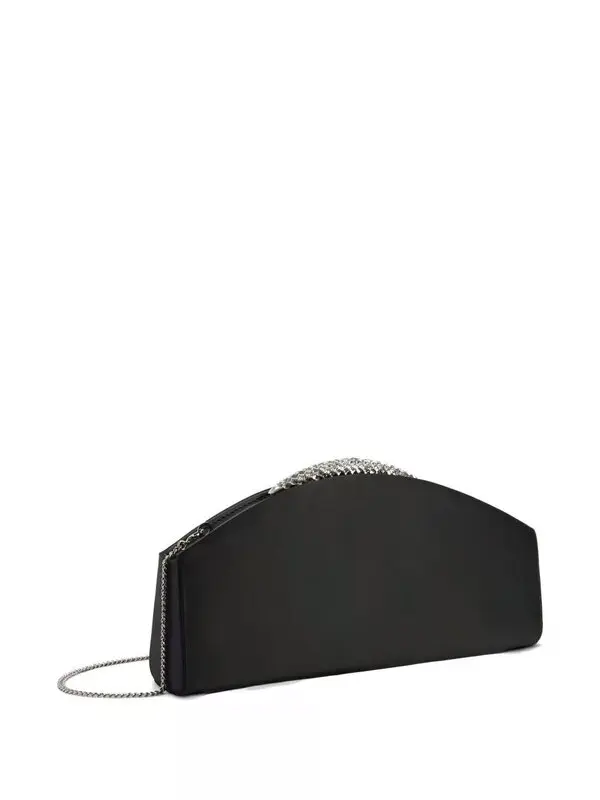 GIUSEPPE ZANOTTI Atena Jewel Accessory Clutch - Black