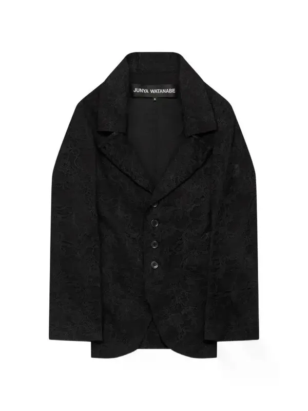 Junya Watanabe Floral Button Jacket - Black