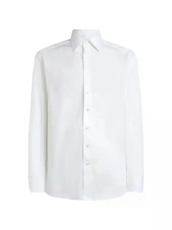 Etro Jacquard Motif Shirt - White