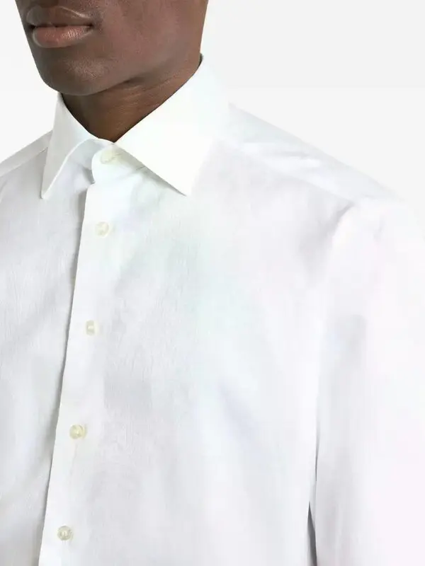 Etro Jacquard Motif Shirt - White