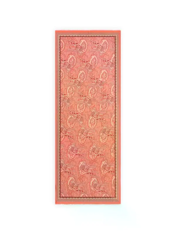 Etro Paisley Scarf - Orange