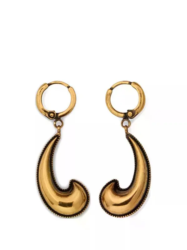 Etro Paisley-detail Drop Earrings - Gold