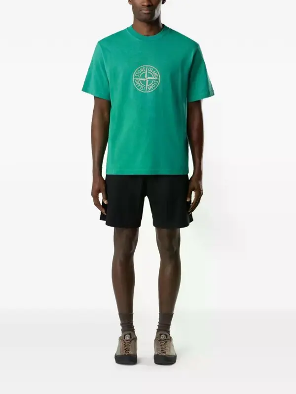 Stone Island Logo Patch Shorts