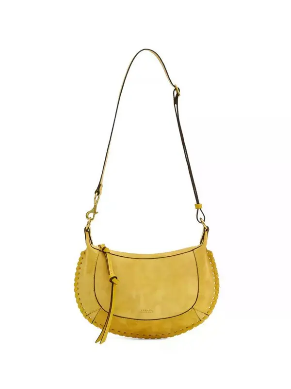 Isabel Marant Oskan Moon Suede Shoulder Bag - Yellow