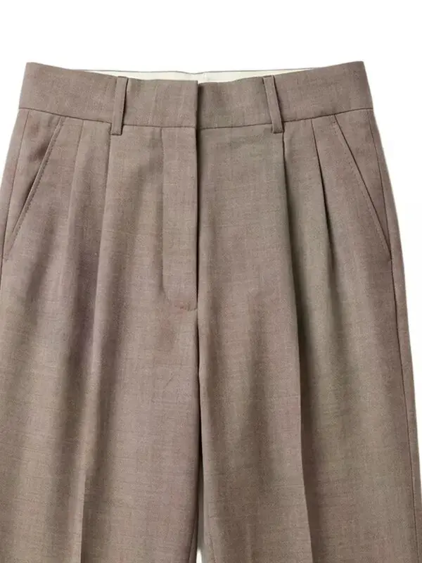 BLAZÉ MILANO Pleated Trousers - Neutrals