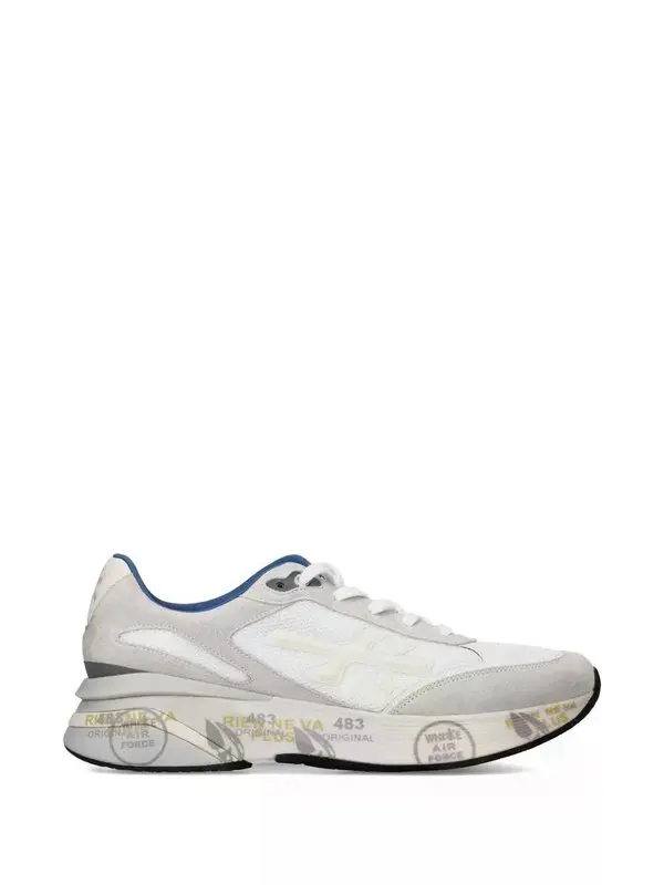 Premiata Moerun 8075 Logo-print Sneakers - Grey