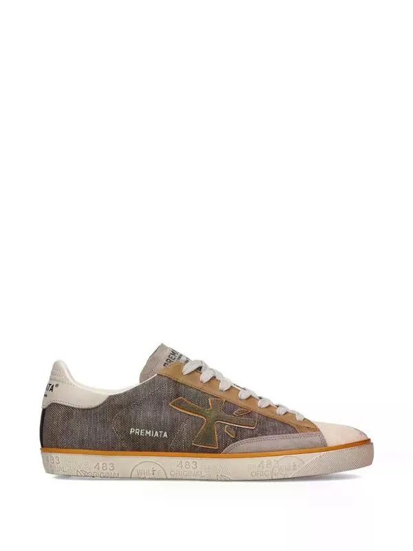 Premiata Steven 8051 Panelled Sneakers - Brown