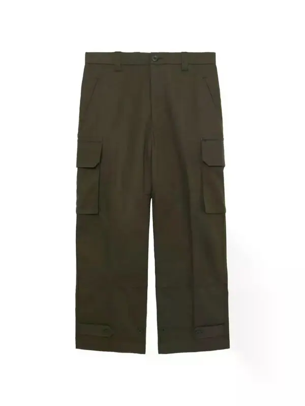 Comme Des Garçons Cargo Cotton Trousers - Green
