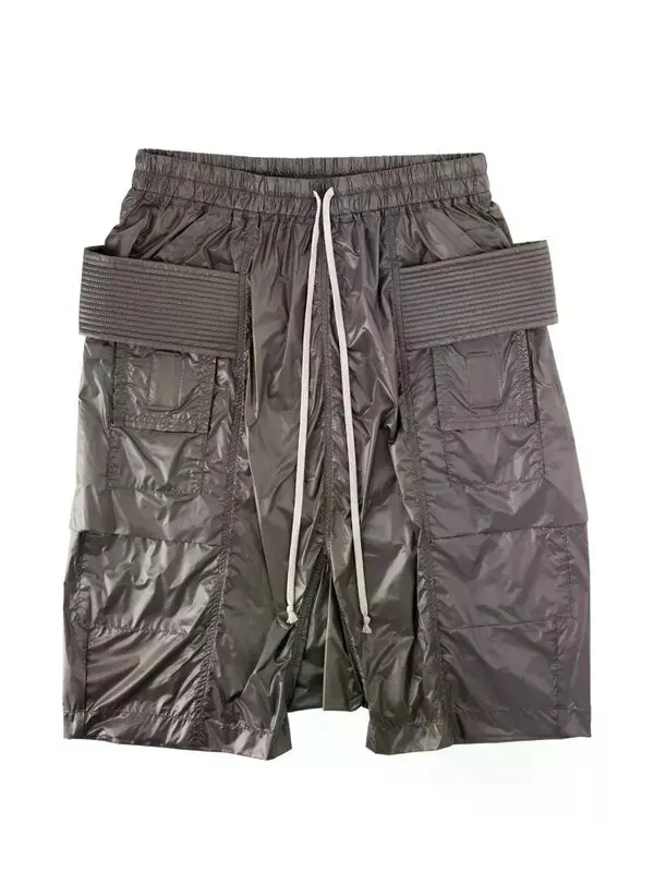 Rick Owens Quilted Drawstring Shorts - Grey