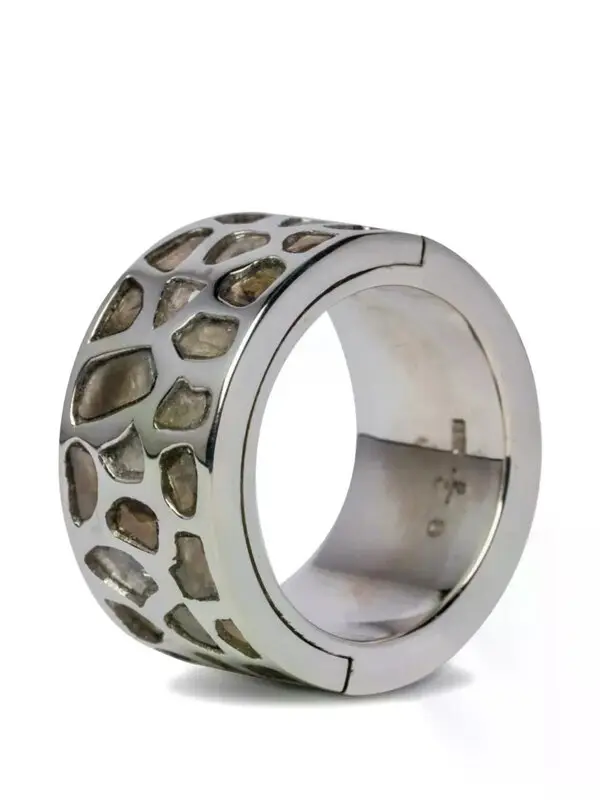 PARTS OF FOUR Polished Diamond Band Ring