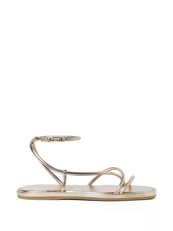 LOEFFLER RANDALL Noor Strappy Flat Sandals - Gold