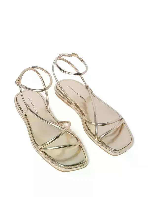 LOEFFLER RANDALL Noor Strappy Flat Sandals - Gold