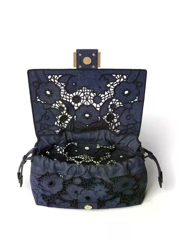 Fendi Medium Mamma Baguette Shoulder Bag - Blue