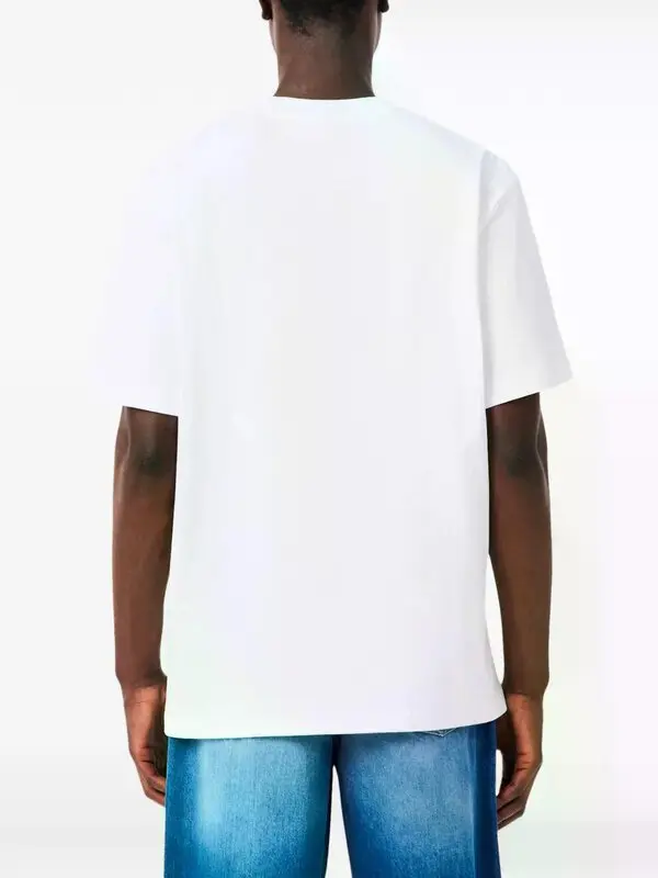 Lacoste Embroidered-logo T-shirt - White