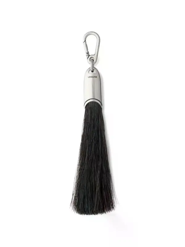 LEMAIRE Maxi Brush Bag Charm - Black