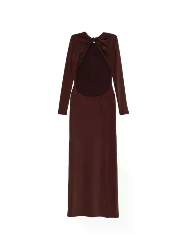 Raquel Diniz Carolyne Open-back Dress - Brown