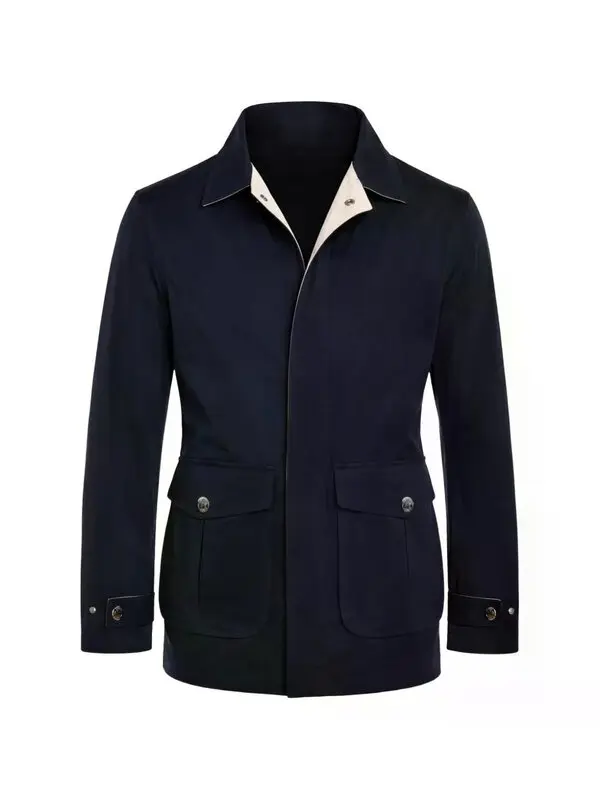 Kiton Collared Jacket - Blue