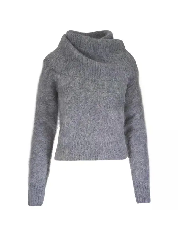 TOTEME Funnel-neck Sweater - Grey
