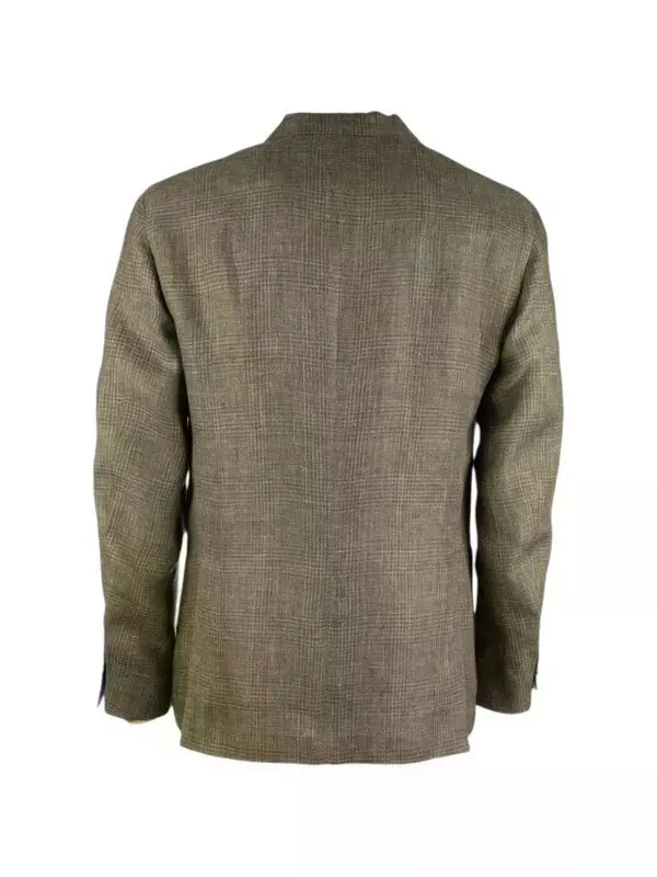 Boglioli Check-pattern Blazer - Green