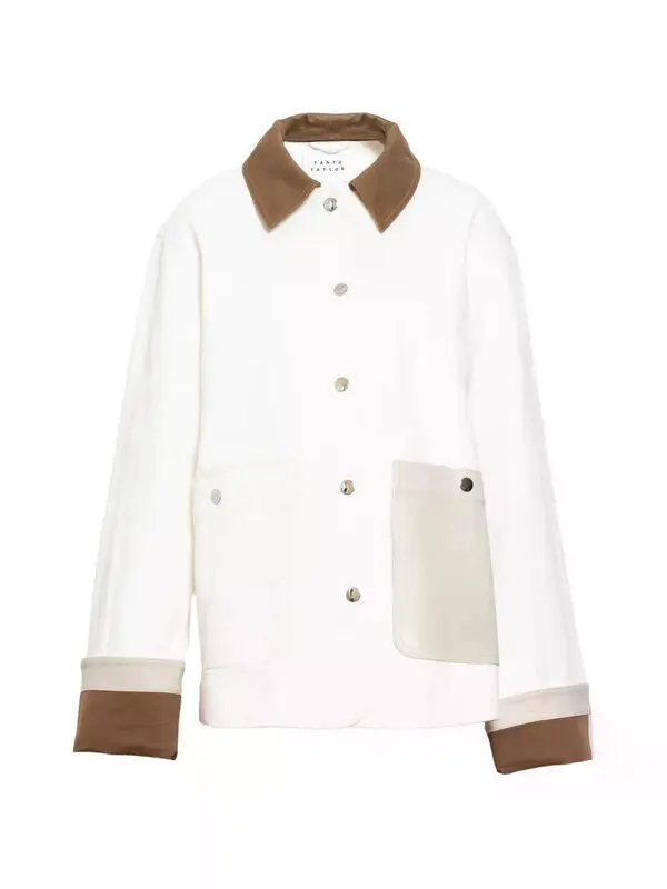 Tanya Taylor Troy Collar Jacket - White