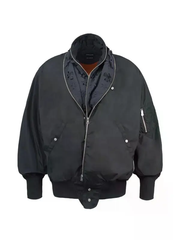 JUNTAE KIM Laser-slashed Bomber Jacket