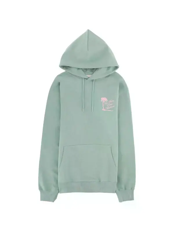 Drole De Monsieur Graphic-print Hoodie - Green