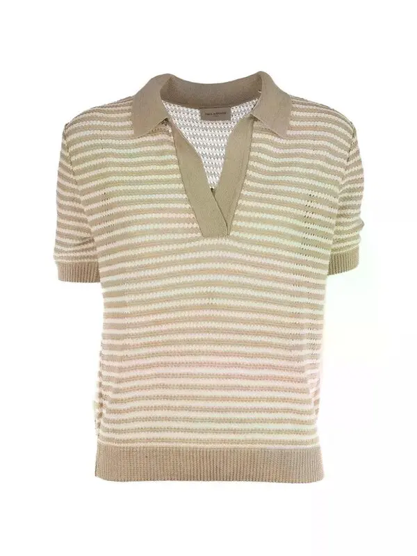 Paul & Shark Striped Knit Polo