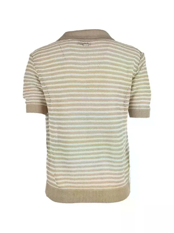 Paul & Shark Striped Knit Polo