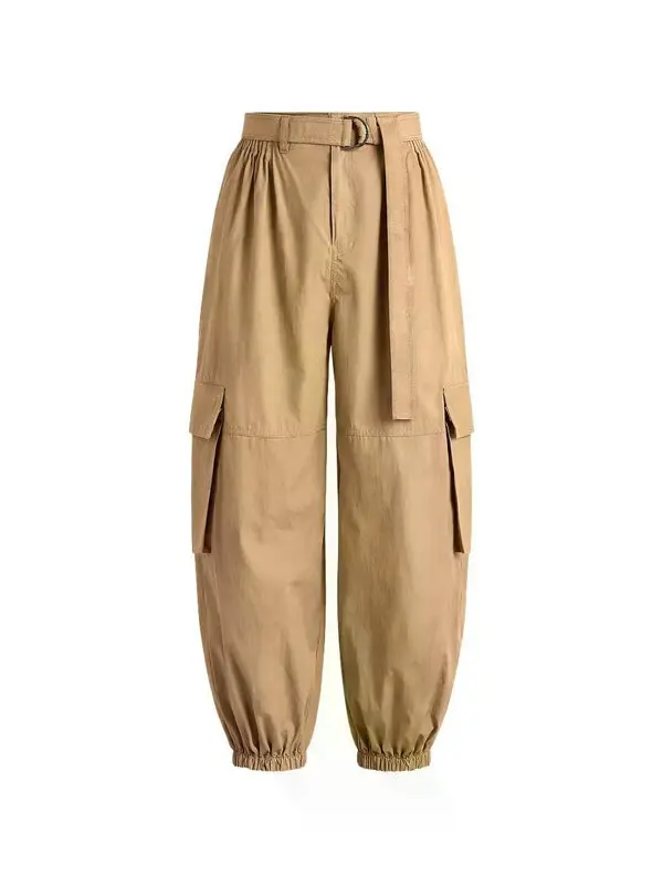 Derek Lam 10 Crosby Tamsin Balloon Cargo Trousers - Neutrals