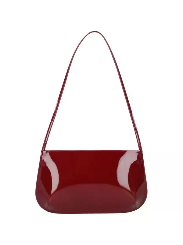 FANE Leather Shoulder Bag - Red