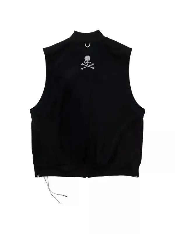 MASTERMIND WORLD Skull Ribbed Gilet