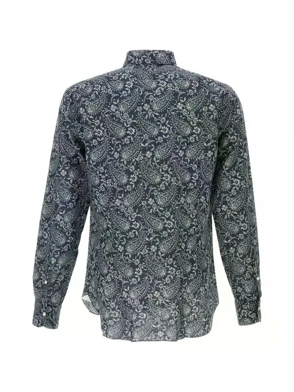 BARBA NAPOLI Paisley Buttoned Shirt