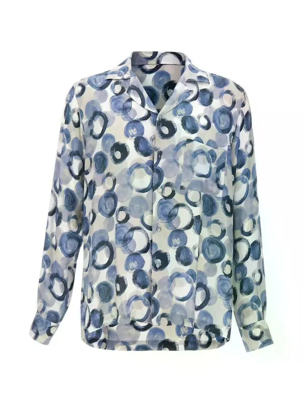 Tagliatore Island Cuban-collar Shirt
