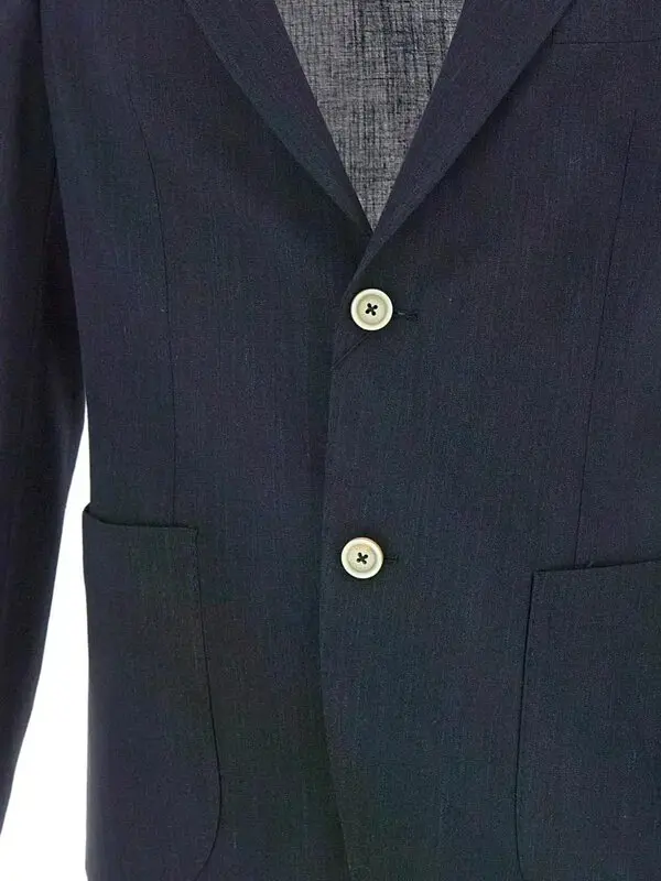 Eleventy Single-breasted Blazer - Blue