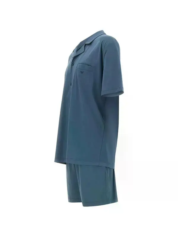 Emporio Armani Logo Jersey Pajamas