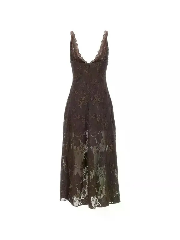 herskind lace dress Herskind Micke Lace-trimmed Slip Dress