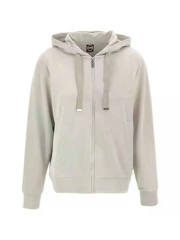 COLMAR Zip Up Hoodie With Drawstring - Neutrals