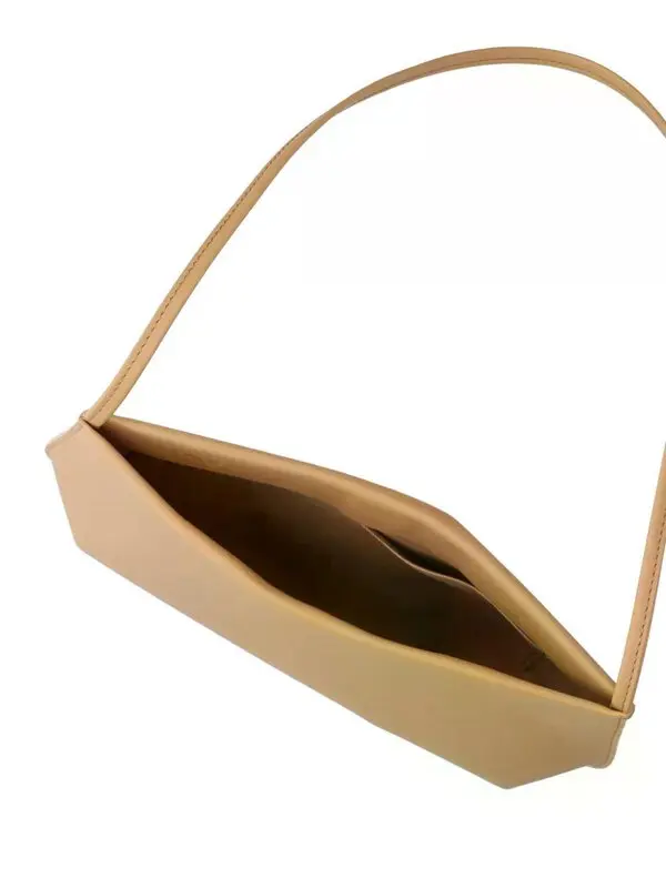 FANE Leather Shoulder Bag - Neutrals