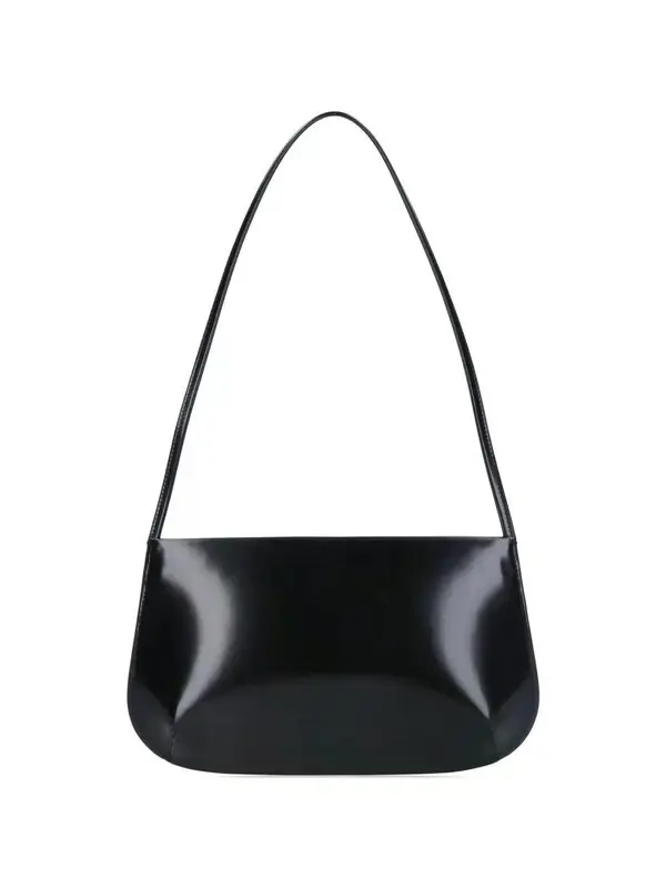 FANE Leather Shoulder Bag - Black