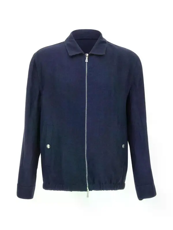 Eleventy Shirt Jacket - Blue